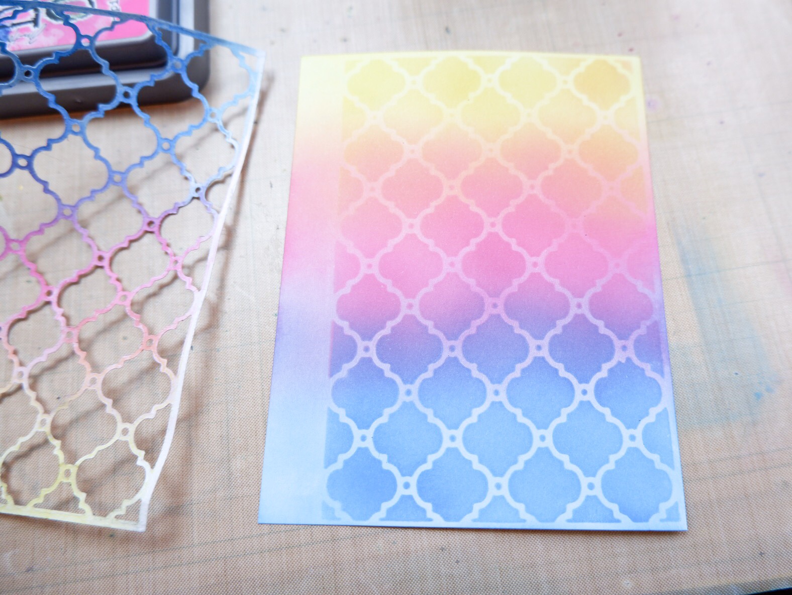 Rainbow Cards Three Ways – Donna is Playing Paper