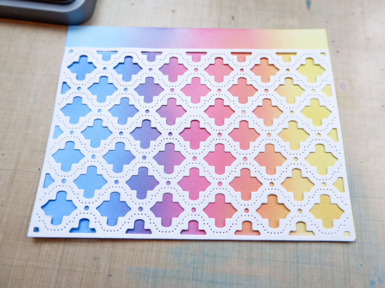 Rainbow Cards Three Ways – Donna is Playing Paper