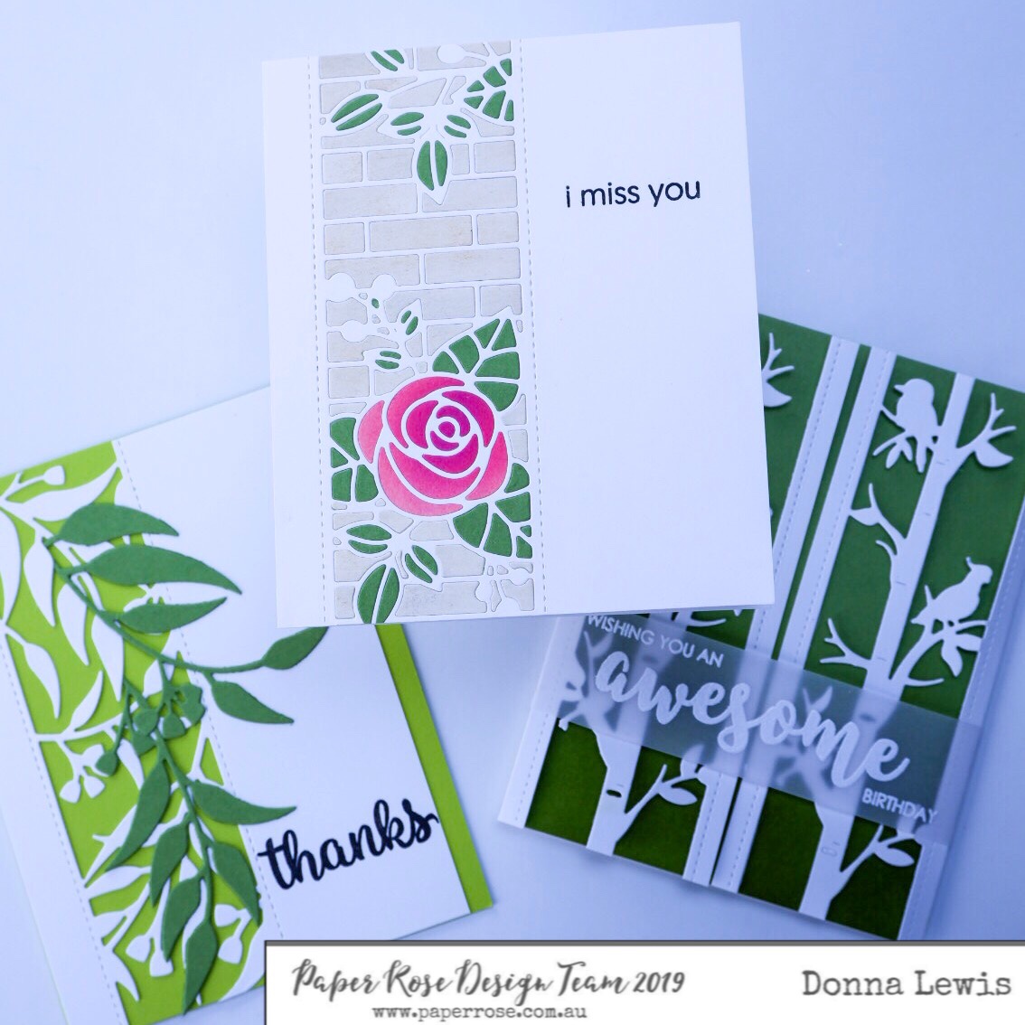 Panel Dies three ways – Donna is Playing Paper