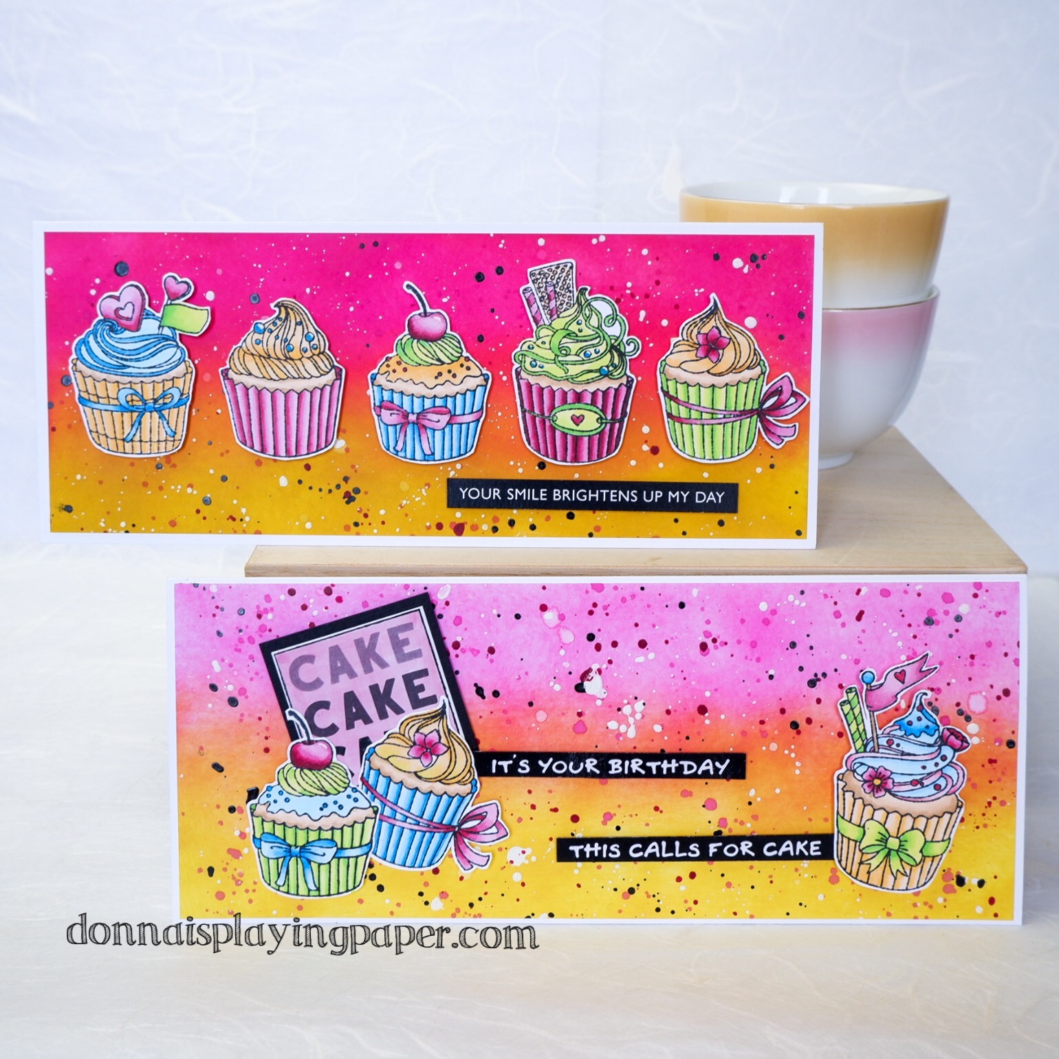 Cupcake Frenzy – Plus a video! – Donna is Playing Paper