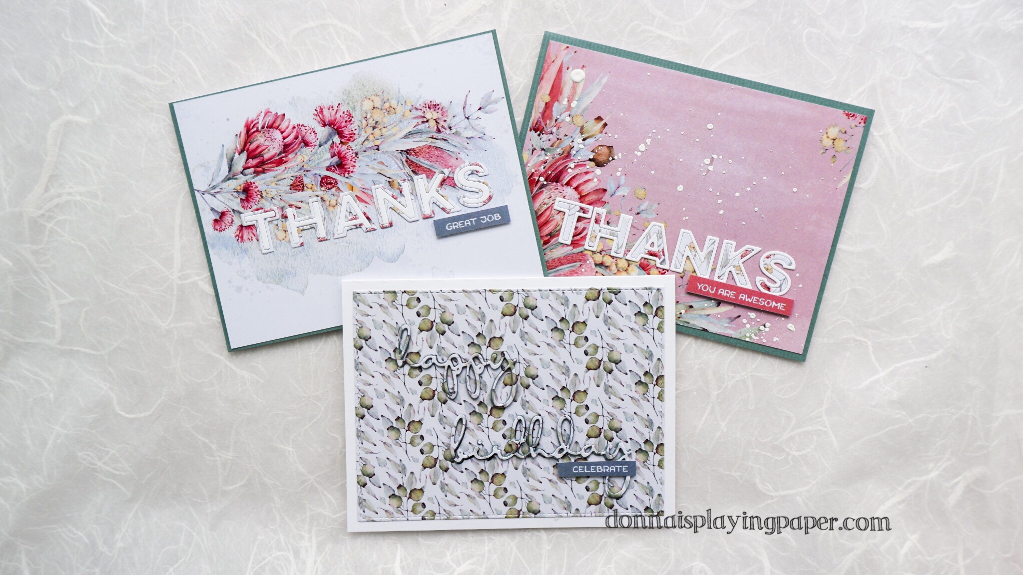 nature stroll – gorgeous Australian papers – Donna is Playing Paper