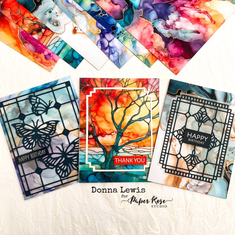 Stained Glass Window Cards - Donna Lewis – Paper Rose Studio