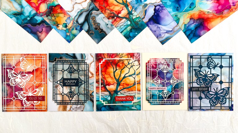 Stained Glass Window Cards - Donna Lewis – Paper Rose Studio