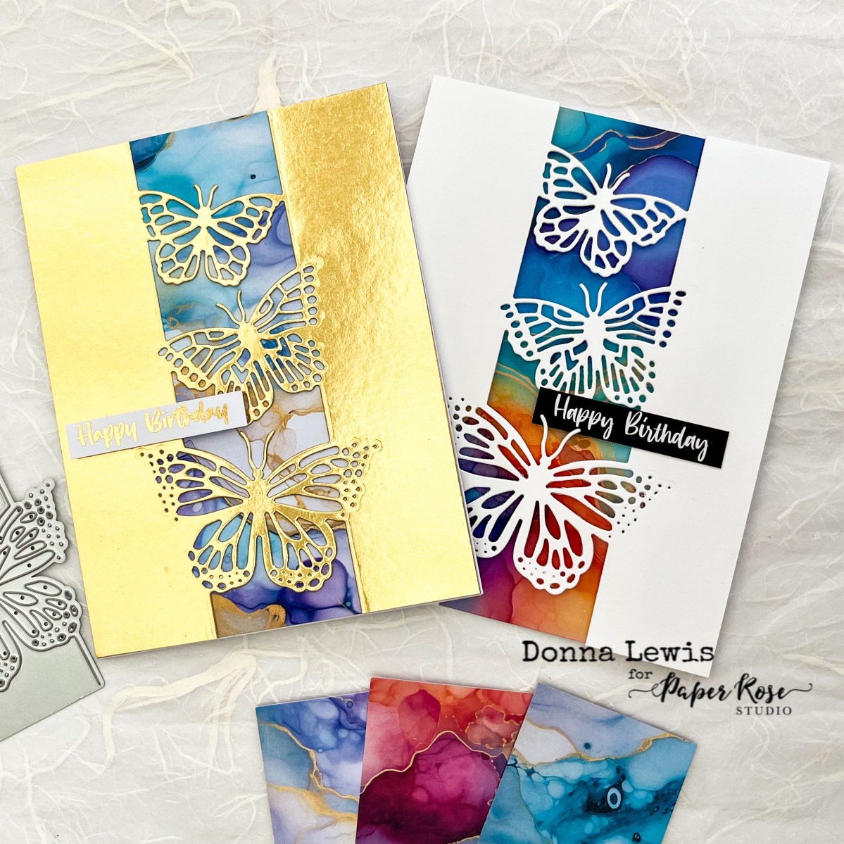 Inky Butterflies – Donna is Playing Paper