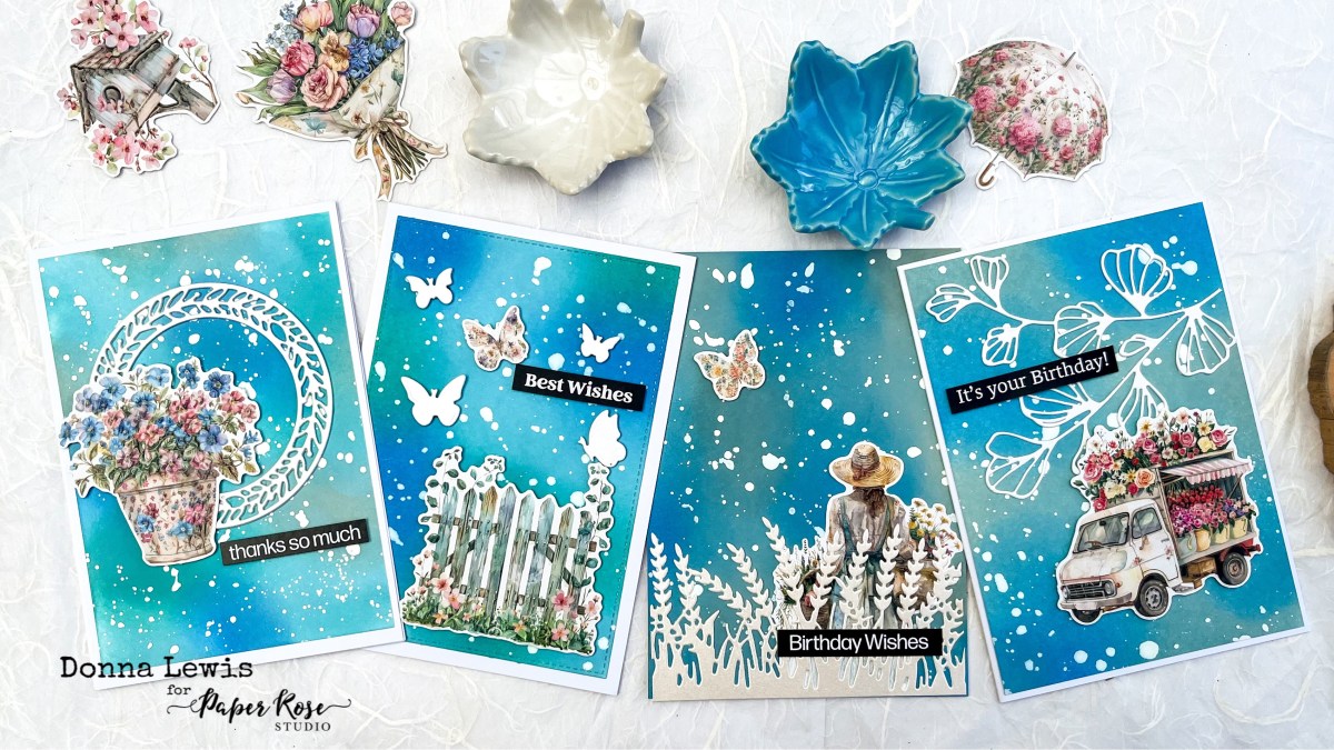 an easy card equation 1+1+1 – Donna is Playing Paper